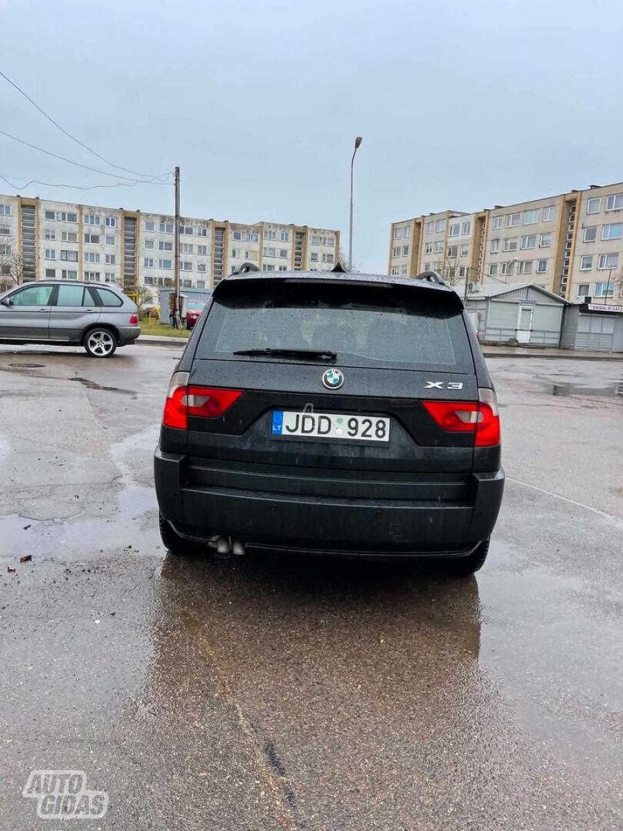 Black BMW X3 2004 in Vilnius, with an engine capacity of 3.00 L and mileage of 245 thousand km for 3000 €, photo 9 on AUTOMOTO.COM.LV