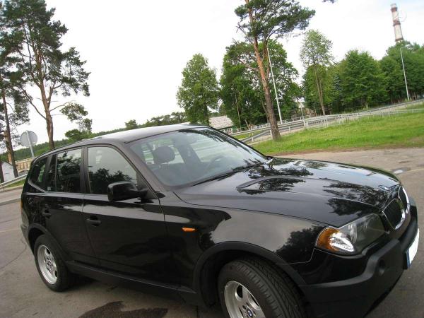 Melns BMW X3 2004 Viļņa, ar dzinēja tilpumu 2.00 L un nobraukumu 225 tūkst. km par 3700 €, foto 1 vietnē AUTOMOTO.COM.LV