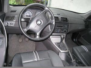 Black BMW X3 2004 in Vilnius, with an engine capacity of 2.00 L and mileage of 225 thousand km for 3700 €, photo 11 on AUTOMOTO.COM.LV