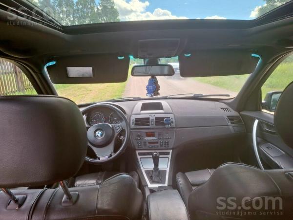 Black BMW X3 2004 in Jekabpils, with an engine capacity of 3.00 L and mileage of 477 thousand km for 3700 €, photo 5 on AUTOMOTO.COM.LV