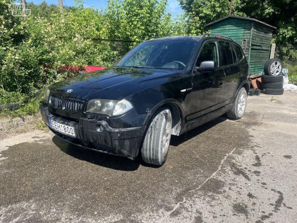 Melns BMW X3 2004 Šauļi, ar dzinēja tilpumu 2.00 L un nobraukumu 500 tūkst. km par 1149 €, foto 1 vietnē AUTOMOTO.COM.LV