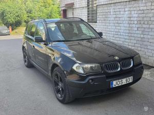Черный БМВ Х3 2004 в Вильнюс, объемом двигателя 2.99 л и пробегом 388 тыс. км за 1750 €, фото  на AUTOMOTO.COM.LV