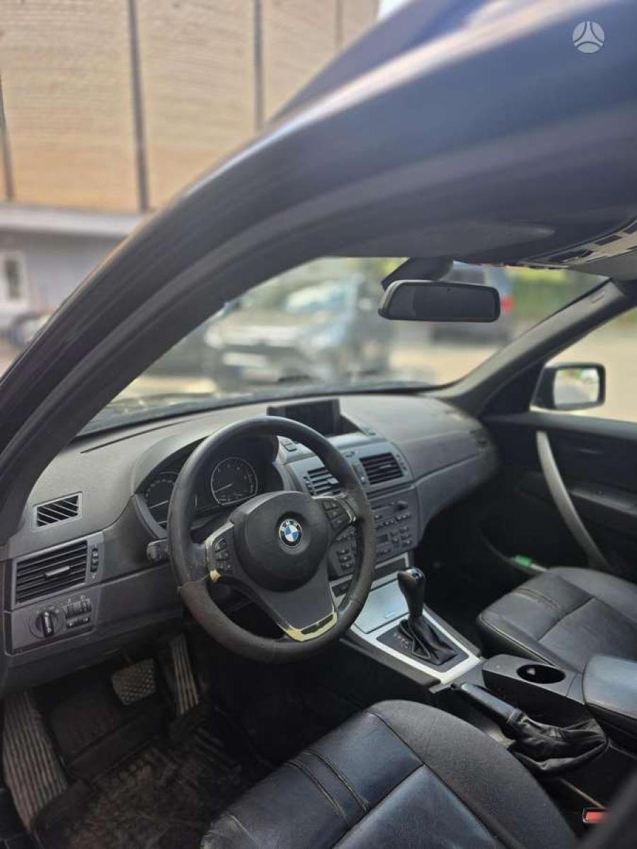 Melns BMW X3 2004 Viļņa, ar dzinēja tilpumu 2.99 L un nobraukumu 388 tūkst. km par 1750 €, foto 7 vietnē AUTOMOTO.COM.LV