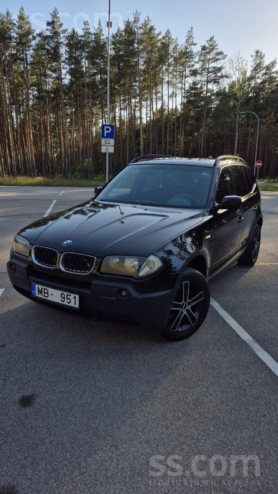 Melns BMW X3 2004 Rīga, ar dzinēja tilpumu 3.00 L un nobraukumu 433 tūkst. km par 3600 €, foto 1 vietnē AUTOMOTO.COM.LV