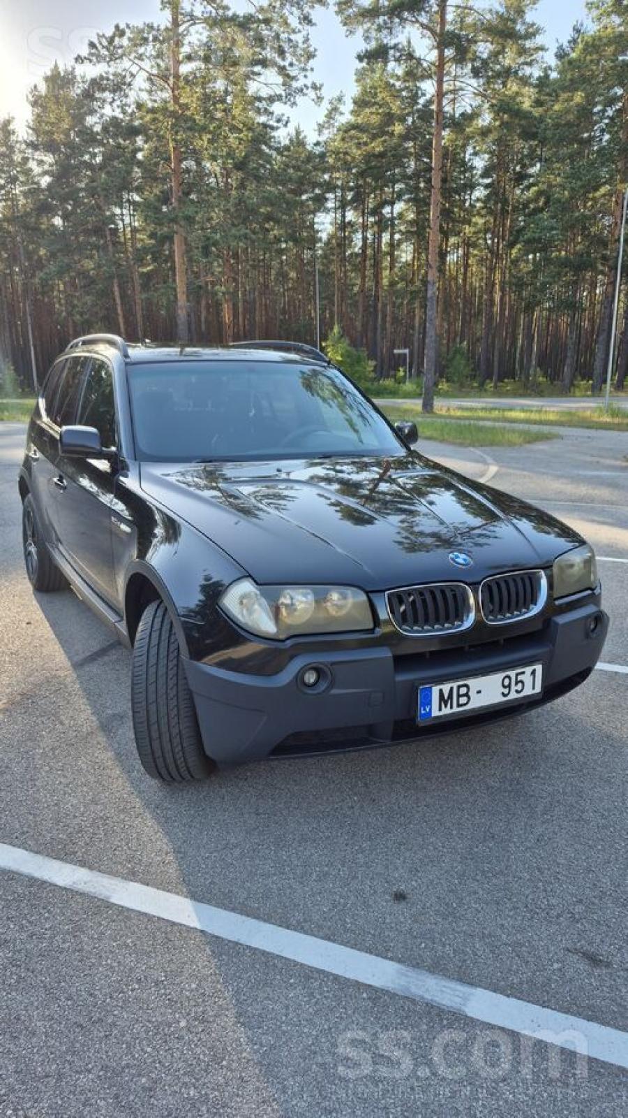 Melns BMW X3 2004 Rīga, ar dzinēja tilpumu 3.00 L un nobraukumu 433 tūkst. km par 3600 €, foto 3 vietnē AUTOMOTO.COM.LV