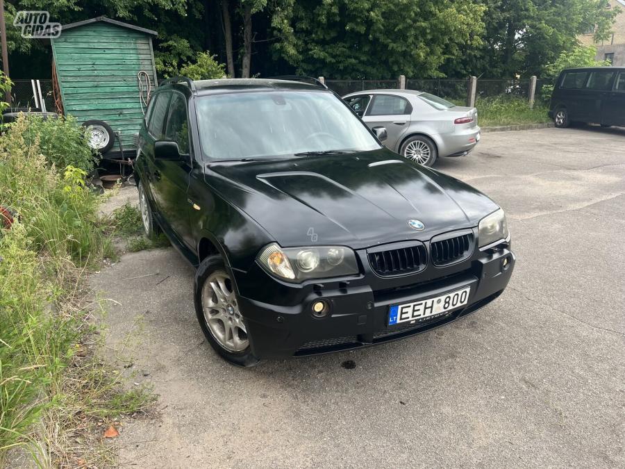 Melns BMW X3 2004 Šauļi, ar dzinēja tilpumu 2.00 L un nobraukumu 5 tūkst. km par 999 €, foto 6 vietnē AUTOMOTO.COM.LV