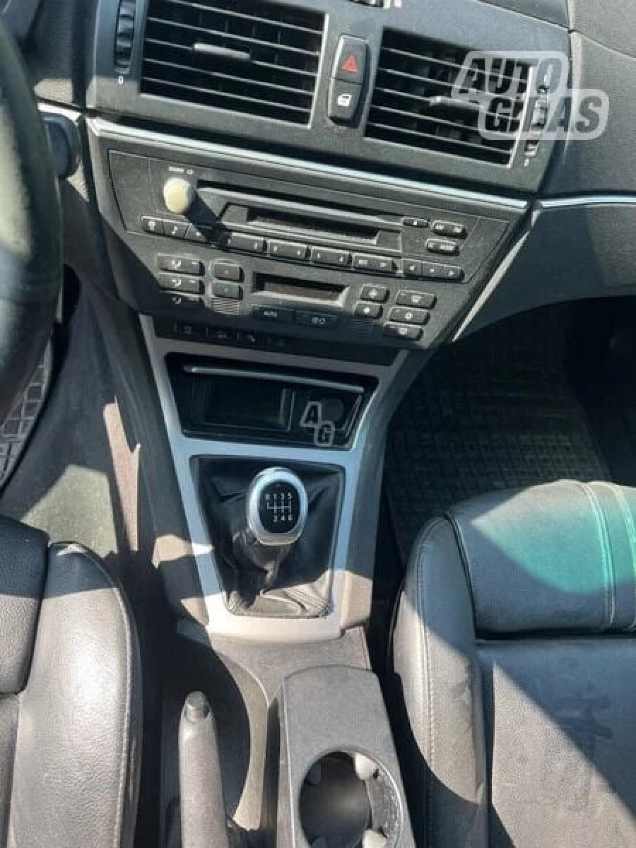 Melns BMW X3 2004 Šauļi, ar dzinēja tilpumu 2.00 L un nobraukumu 5 tūkst. km par 999 €, foto 15 vietnē AUTOMOTO.COM.LV