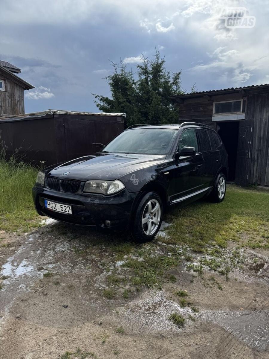 Melns BMW X3 2004 Viļņa, ar dzinēja tilpumu 3.00 L un nobraukumu 354 tūkst. km par 3500 €, foto 1 vietnē AUTOMOTO.COM.LV