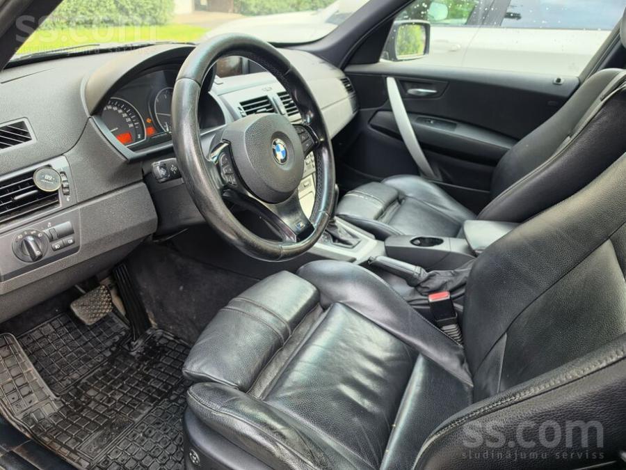 Melns BMW X3 2004 Rīga, ar dzinēja tilpumu 3.00 L un nobraukumu 380 tūkst. km par 4900 €, foto 7 vietnē AUTOMOTO.COM.LV