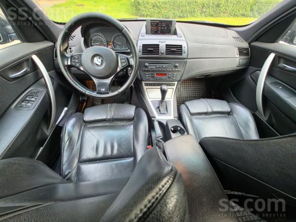 Melns BMW X3 2004 Rīga, ar dzinēja tilpumu 3.00 L un nobraukumu 380 tūkst. km par 4900 €, foto 7 vietnē AUTOMOTO.COM.LV