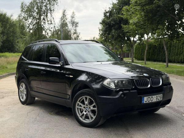 Melns BMW X3 2004 Viļņa, ar dzinēja tilpumu 2.99 L un nobraukumu 246 tūkst. km par 3650 €, foto 1 vietnē AUTOMOTO.COM.LV