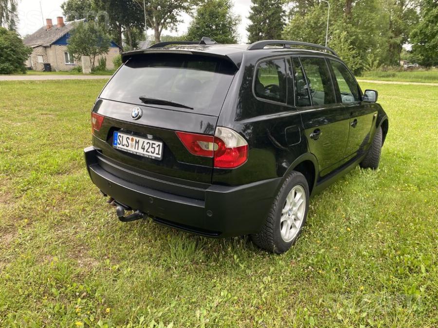 Черный БМВ Х3 2004 в Лудза, объемом двигателя 3.00 л и пробегом 0 тыс. км за 3850 €, фото 6 на AUTOMOTO.COM.LV