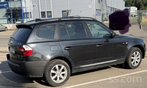 Melns BMW X3 2004 Daugavpils, ar dzinēja tilpumu 3.00 L un nobraukumu 228 tūkst. km par 3700 €, foto 1 vietnē AUTOMOTO.COM.LV