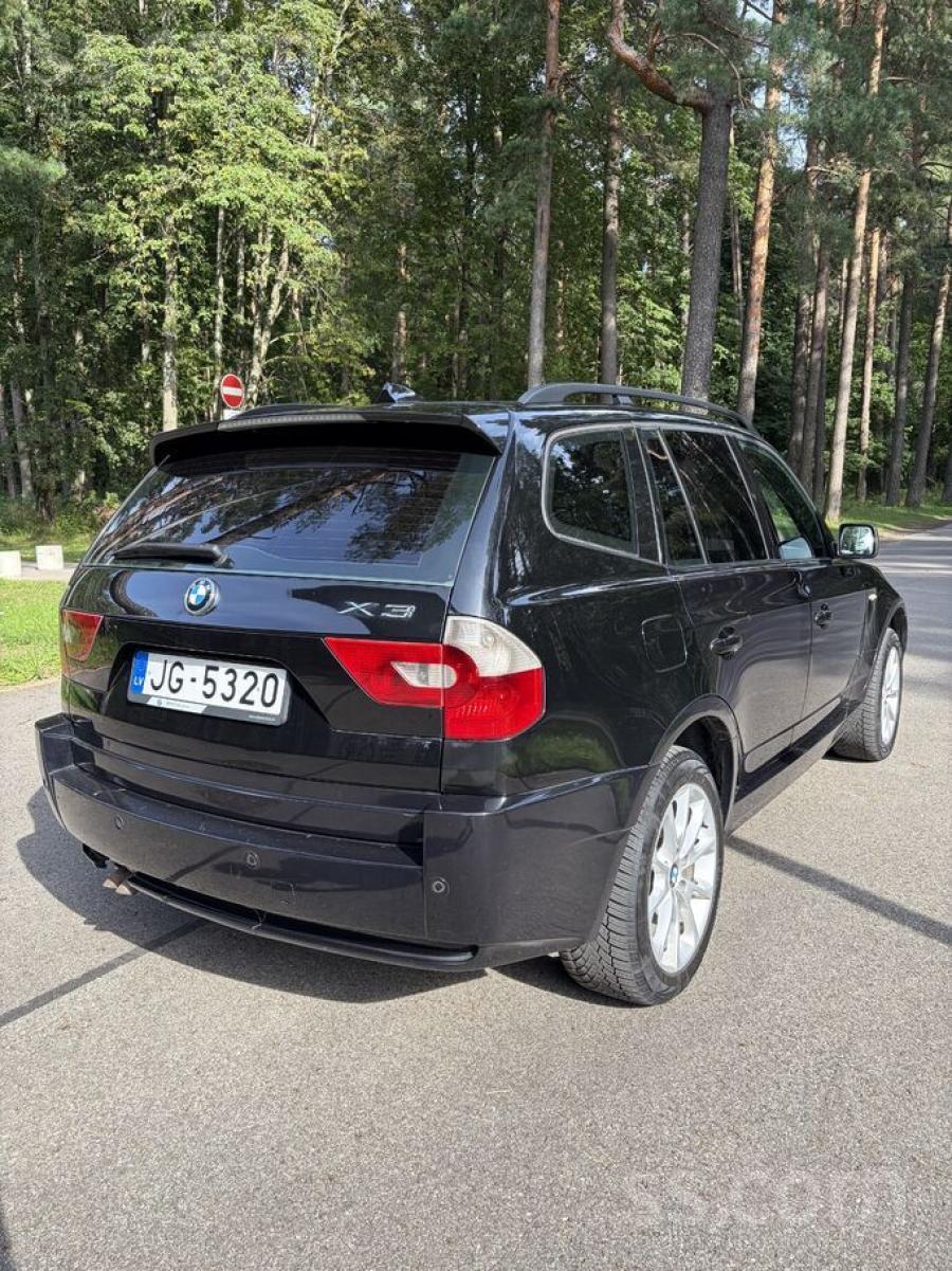 Черный БМВ Х3 2004 в Рига, объемом двигателя 3.00 л и пробегом 382 тыс. км за 5000 €, фото 5 на AUTOMOTO.COM.LV