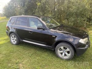 Black BMW X3 2004 in Riga, with an engine capacity of 2.00 L and mileage of 309 thousand km for 3800 €, photo  on AUTOMOTO.COM.LV