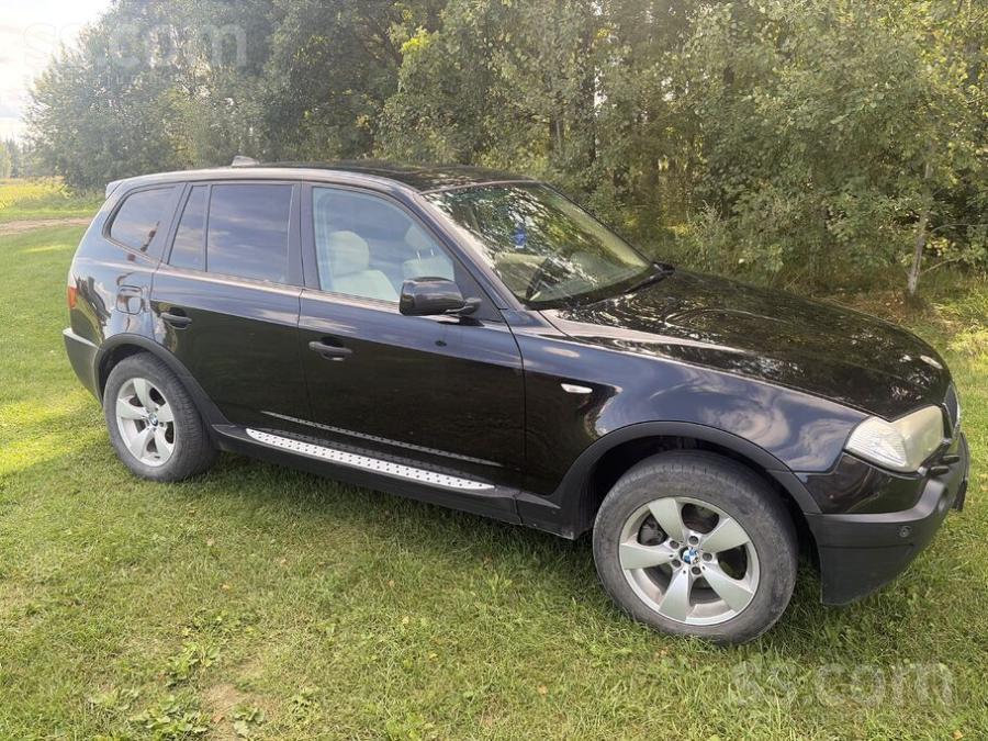 Melns BMW X3 2004 Rīga, ar dzinēja tilpumu 2.00 L un nobraukumu 309 tūkst. km par 3800 €, foto 1 vietnē AUTOMOTO.COM.LV
