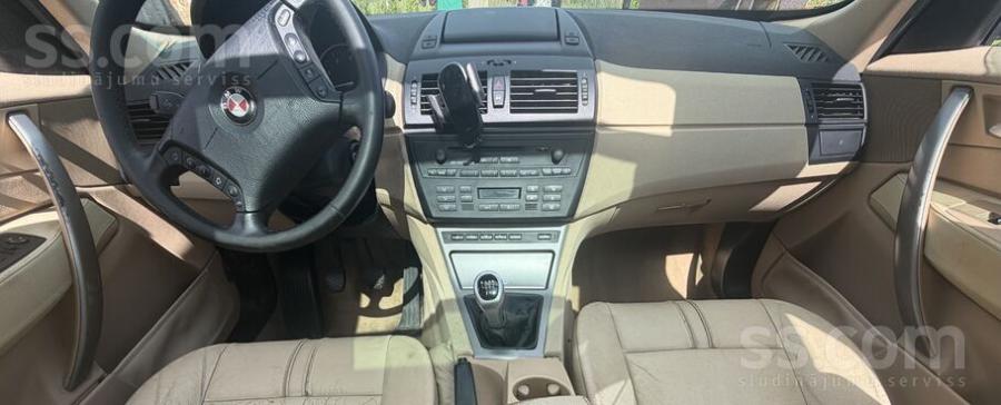 Melns BMW X3 2004 Rīga, ar dzinēja tilpumu 2.00 L un nobraukumu 309 tūkst. km par 3800 €, foto 7 vietnē AUTOMOTO.COM.LV