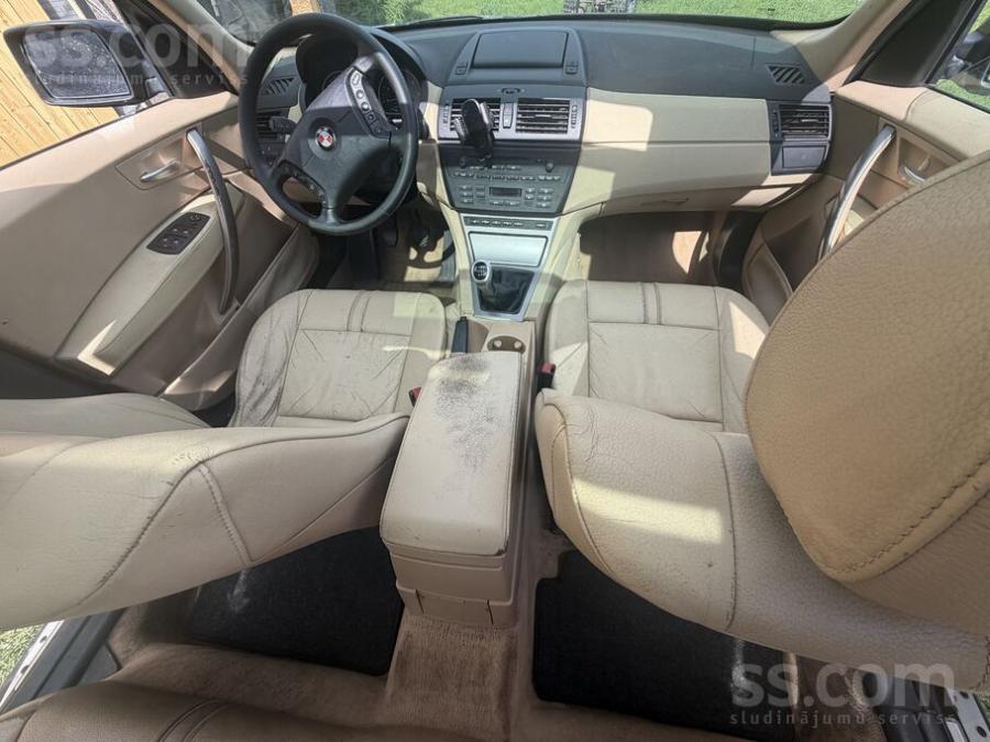 Melns BMW X3 2004 Rīga, ar dzinēja tilpumu 2.00 L un nobraukumu 309 tūkst. km par 3800 €, foto 8 vietnē AUTOMOTO.COM.LV