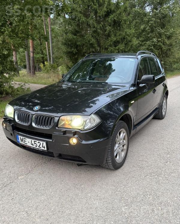 Melns BMW X3 2004 Rēzekne, ar dzinēja tilpumu 3.00 L un nobraukumu 396 tūkst. km par 3600 €, foto 1 vietnē AUTOMOTO.COM.LV