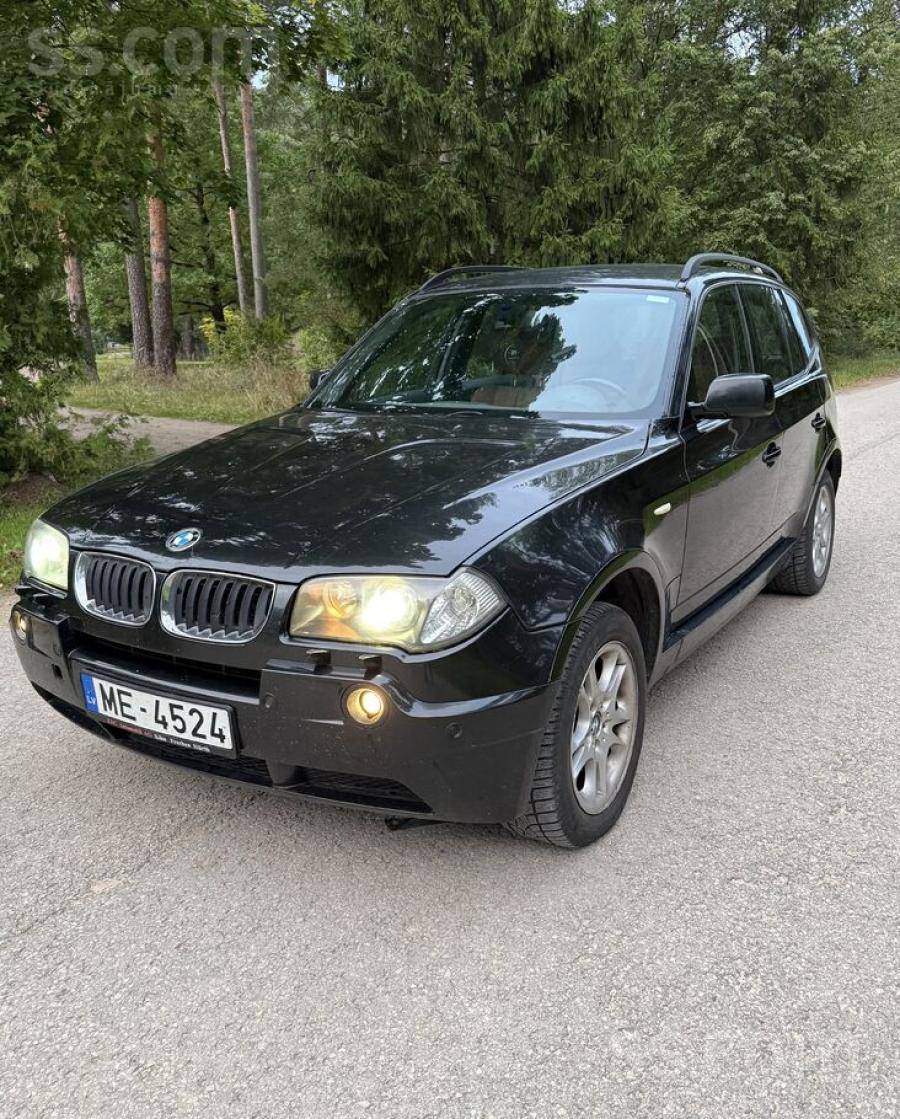 Черный БМВ Х3 2004 в Резекне, объемом двигателя 3.00 л и пробегом 396 тыс. км за 3600 €, фото 1 на AUTOMOTO.COM.LV