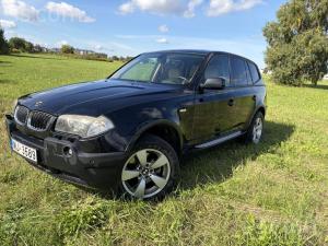 Melns BMW X3 2004 Rīga, ar dzinēja tilpumu 2.00 L un nobraukumu 310 tūkst. km par 3100 €, foto  vietnē AUTOMOTO.COM.LV