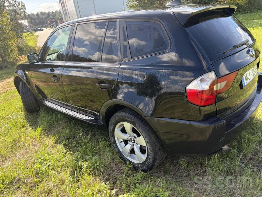 Melns BMW X3 2004 Rīga, ar dzinēja tilpumu 2.00 L un nobraukumu 310 tūkst. km par 3100 €, foto 3 vietnē AUTOMOTO.COM.LV