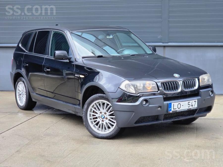 Черный БМВ Х3 2004 в Рига, объемом двигателя 3.00 л и пробегом 393 тыс. км за 4300 €, фото 3 на AUTOMOTO.COM.LV