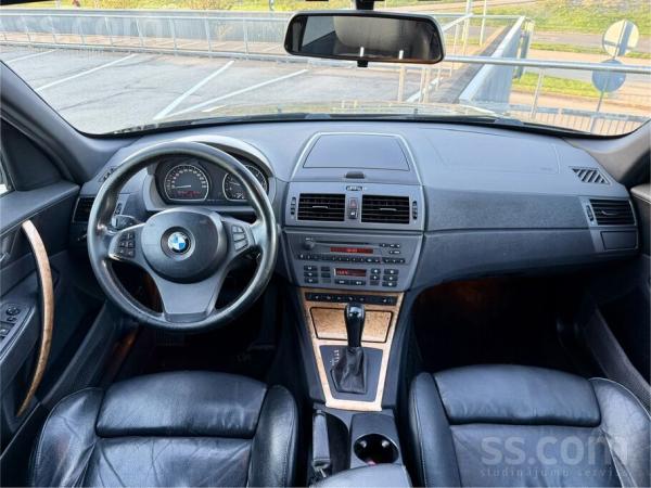 Melns BMW X3 2004 Rīga, ar dzinēja tilpumu 3.00 L un nobraukumu 323 tūkst. km par 2900 €, foto 8 vietnē AUTOMOTO.COM.LV