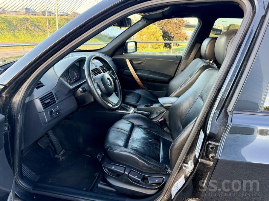 Черный БМВ Х3 2004 в Рига, объемом двигателя 3.00 л и пробегом 323 тыс. км за 2900 €, фото 9 на AUTOMOTO.COM.LV