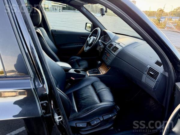 Melns BMW X3 2004 Rīga, ar dzinēja tilpumu 3.00 L un nobraukumu 323 tūkst. km par 2900 €, foto 10 vietnē AUTOMOTO.COM.LV