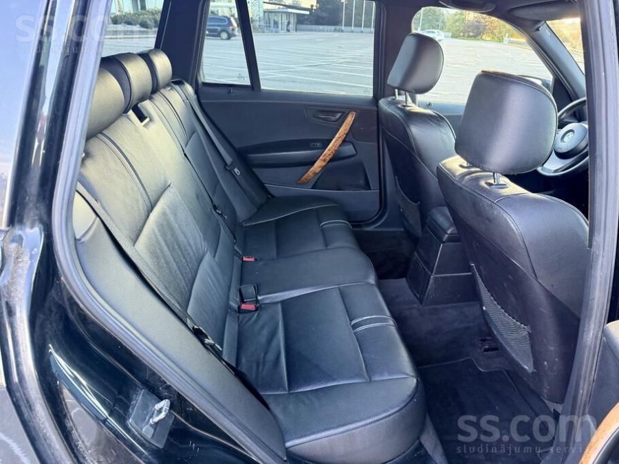Черный БМВ Х3 2004 в Рига, объемом двигателя 3.00 л и пробегом 323 тыс. км за 2900 €, фото 11 на AUTOMOTO.COM.LV