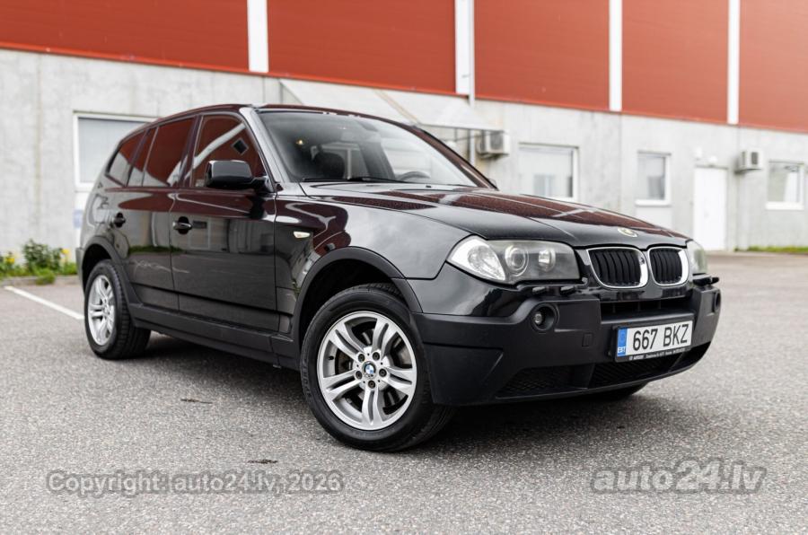 Melns BMW X3 2004 Tallina, ar dzinēja tilpumu 3.00 L un nobraukumu 389 tūkst. km par 3790 €, foto 1 vietnē AUTOMOTO.COM.LV