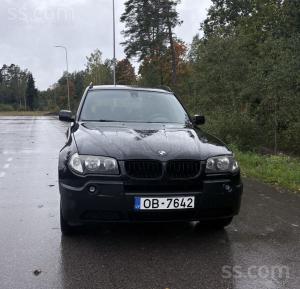 Melns BMW X3 2004 Madona, ar dzinēja tilpumu 2.00 L un nobraukumu 360 tūkst. km par 4200 €, foto 3 vietnē AUTOMOTO.COM.LV