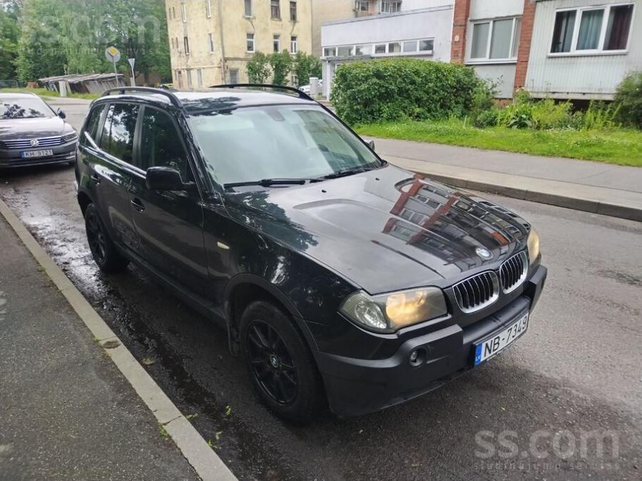 Melns BMW X3 2005 Rīga, ar dzinēja tilpumu 3.00 L un nobraukumu 0 tūkst. km par 22990 €, foto 1 vietnē AUTOMOTO.COM.LV