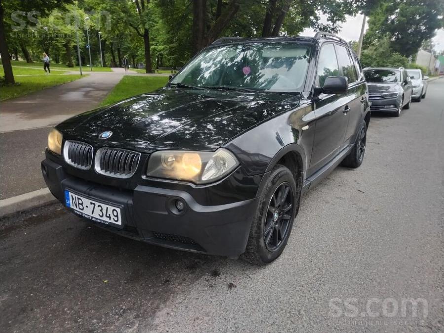 Melns BMW X3 2005 Rīga, ar dzinēja tilpumu 3.00 L un nobraukumu 0 tūkst. km par 22990 €, foto 2 vietnē AUTOMOTO.COM.LV