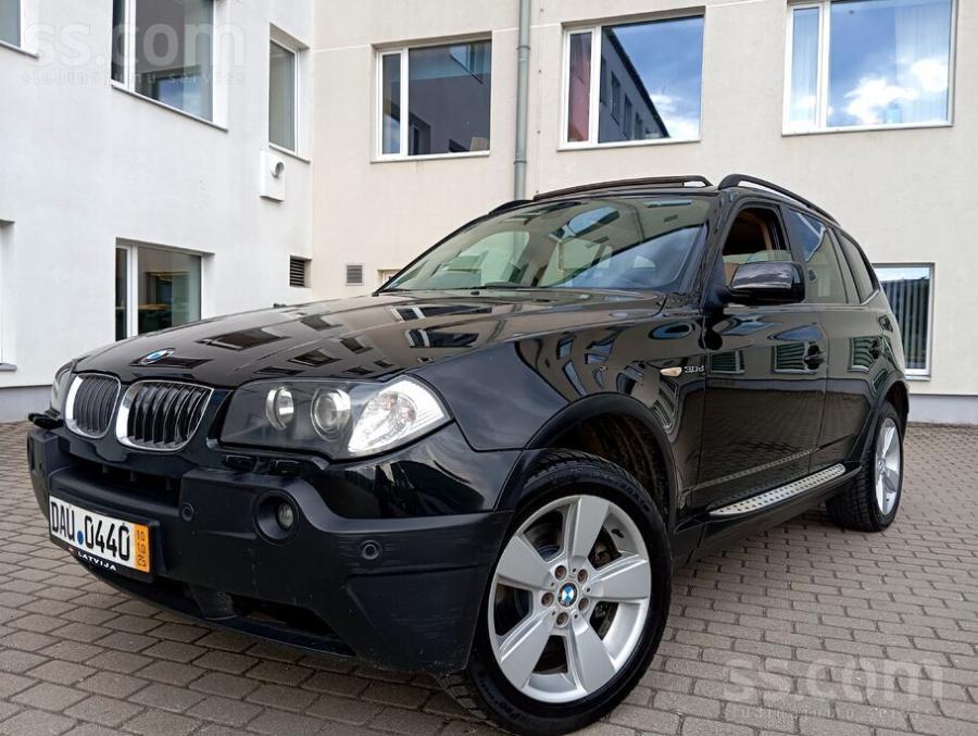Melns BMW X3 2005 Balvi, ar dzinēja tilpumu 3.00 L un nobraukumu 0 tūkst. km par 2950 €, foto 2 vietnē AUTOMOTO.COM.LV