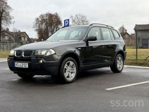 Black BMW X3 2005 in Ludza, with an engine capacity of 2.00 L and mileage of 343 thousand km for 5250 €, photo 2 on AUTOMOTO.COM.LV