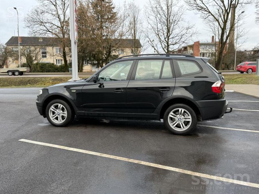 Black BMW X3 2005 in Ludza, with an engine capacity of 2.00 L and mileage of 343 thousand km for 5250 €, photo 6 on AUTOMOTO.COM.LV