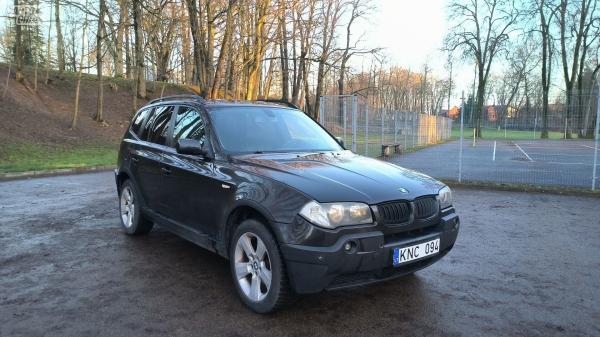 Melns BMW X3 2005 Klaipėda, ar dzinēja tilpumu 2.00 L un nobraukumu 344 tūkst. km par 2330 €, foto 1 vietnē AUTOMOTO.COM.LV