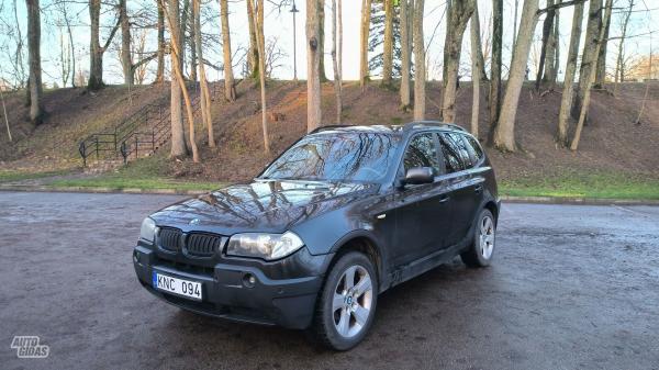 Melns BMW X3 2005 Klaipėda, ar dzinēja tilpumu 2.00 L un nobraukumu 344 tūkst. km par 2330 €, foto 6 vietnē AUTOMOTO.COM.LV