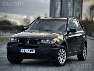 Melns BMW X3 2005 Rīga, ar dzinēja tilpumu 2.00 L un nobraukumu 262 tūkst. km par 4600 €, foto  vietnē AUTOMOTO.COM.LV