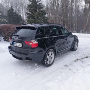 Black BMW X3 2005 in Vilnius, with an engine capacity of 3.00 L and mileage of 360 thousand km for 3900 €, photo 8 on AUTOMOTO.COM.LV