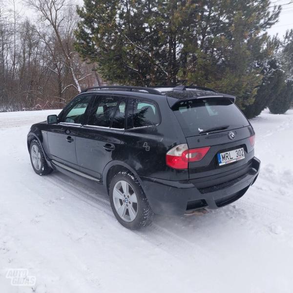 Black BMW X3 2005 in Vilnius, with an engine capacity of 3.00 L and mileage of 360 thousand km for 3900 €, photo 9 on AUTOMOTO.COM.LV