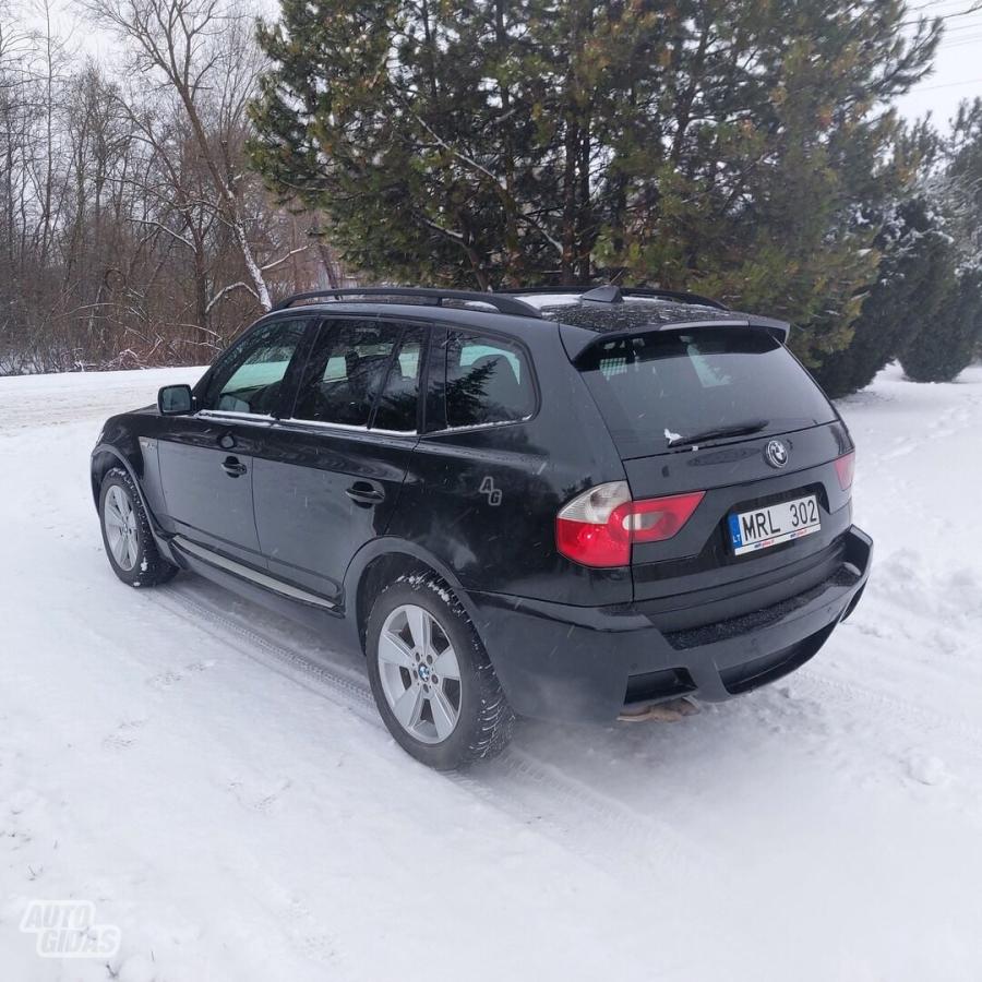 Black BMW X3 2005 in Vilnius, with an engine capacity of 3.00 L and mileage of 360 thousand km for 3900 €, photo 9 on AUTOMOTO.COM.LV