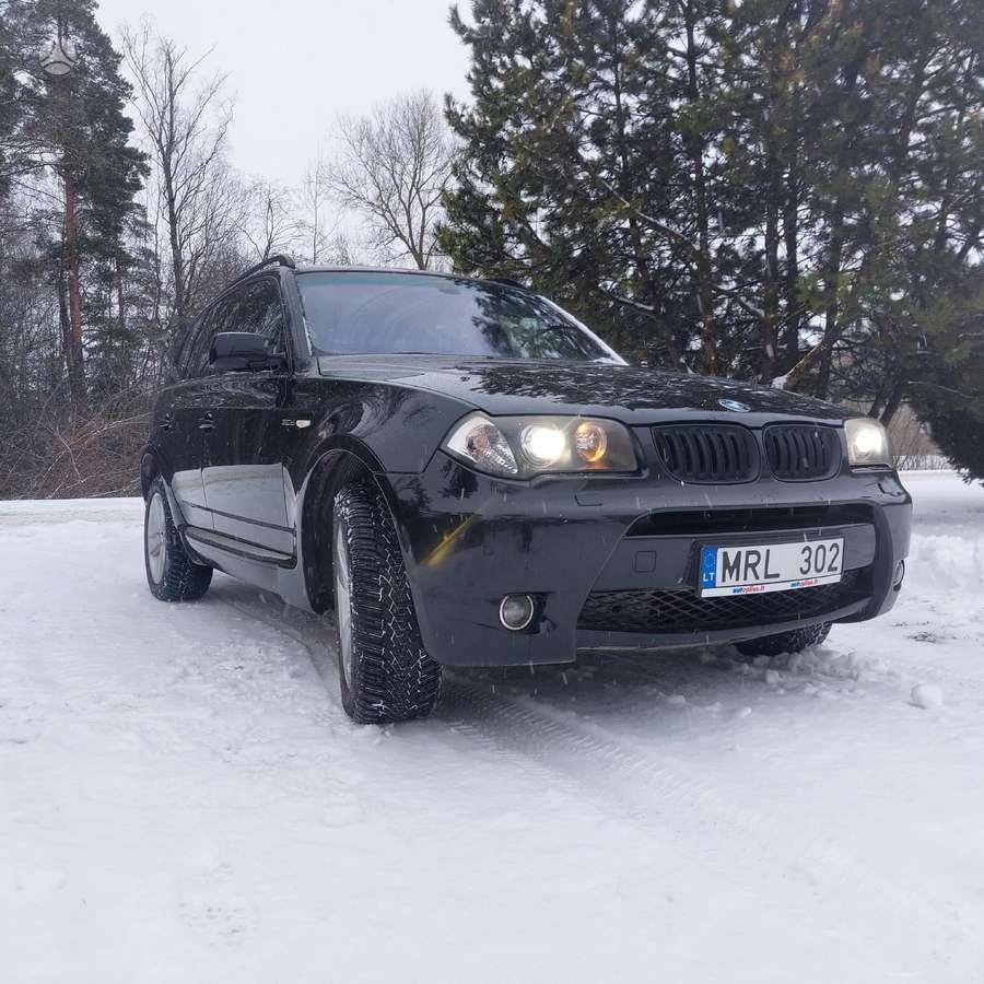 Black BMW X3 2005 in Rokiskis, with an engine capacity of 3.00 L and mileage of 360 thousand km for 3800 €, photo 4 on AUTOMOTO.COM.LV