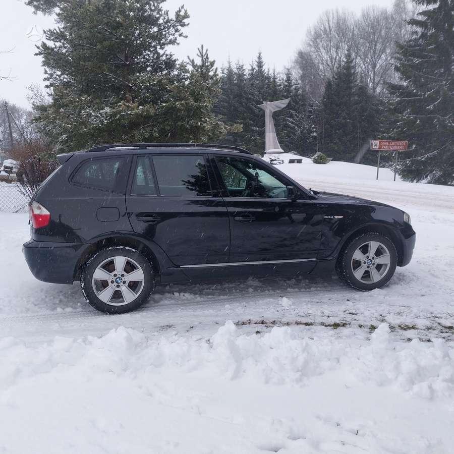 Black BMW X3 2005 in Rokiskis, with an engine capacity of 3.00 L and mileage of 360 thousand km for 3800 €, photo 6 on AUTOMOTO.COM.LV