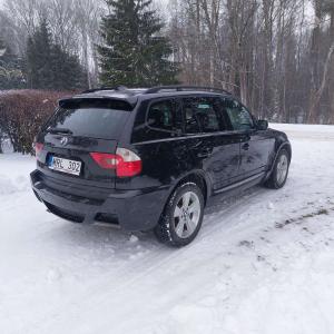 Black BMW X3 2005 in Rokiskis, with an engine capacity of 3.00 L and mileage of 360 thousand km for 3800 €, photo 8 on AUTOMOTO.COM.LV