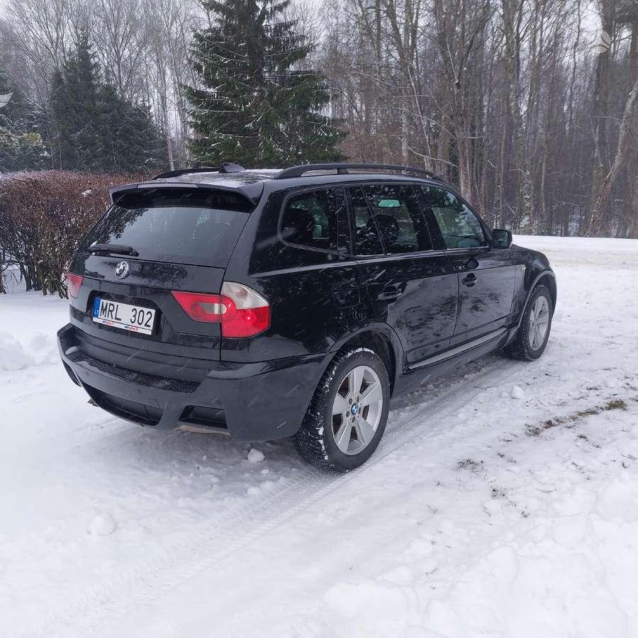 Black BMW X3 2005 in Rokiskis, with an engine capacity of 3.00 L and mileage of 360 thousand km for 3800 €, photo 8 on AUTOMOTO.COM.LV