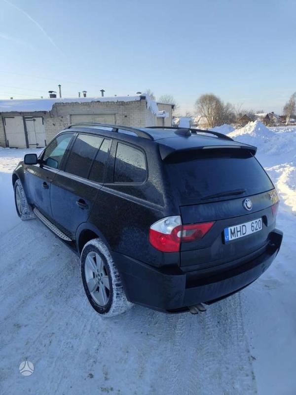Melns BMW X3 2005 Plungė, ar dzinēja tilpumu 2.99 L un nobraukumu 331 tūkst. km par 4200 €, foto 2 vietnē AUTOMOTO.COM.LV