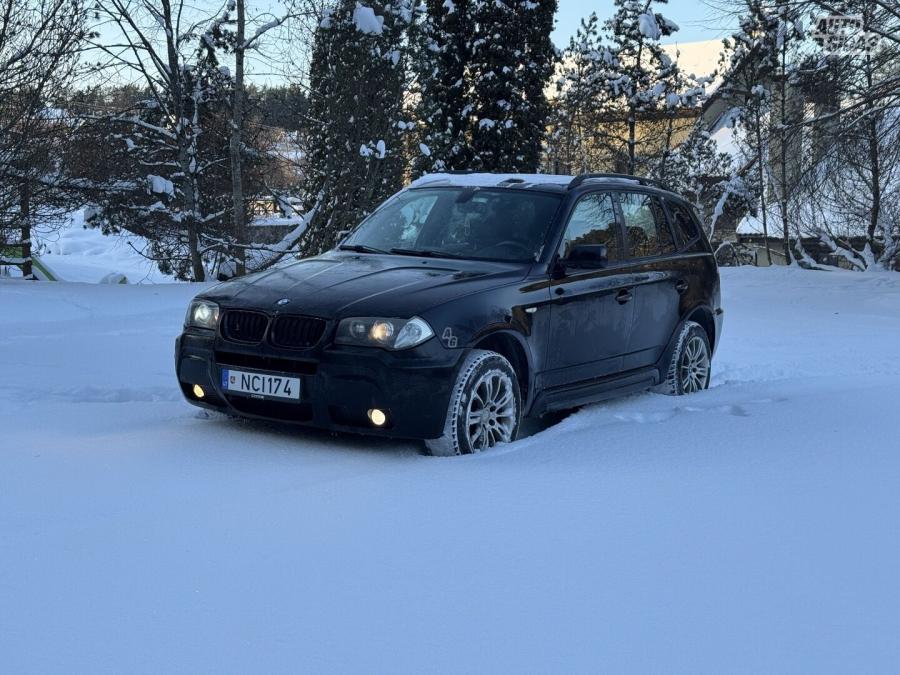 Black BMW X3 2005 in Vilnius, with an engine capacity of 2.00 L and mileage of 300 thousand km for 3400 €, photo 2 on AUTOMOTO.COM.LV